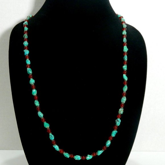 Old Pawn no Markings | Jewelry | Old Pawn Vintage Turquoise Nugget Bead ...